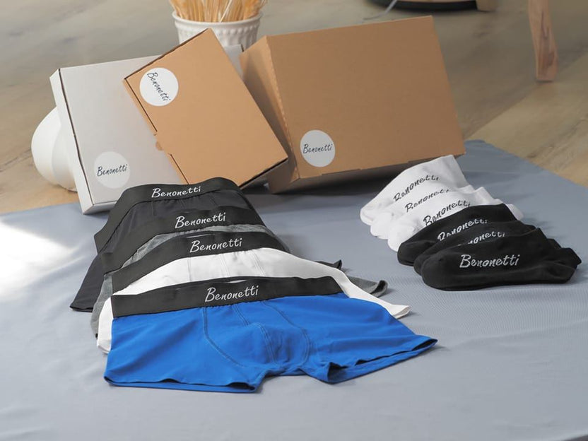 Benonetti | Italienische Boxershorts und Socken mit höchster Qualität